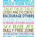 Speech Room Class Rules PRINTABLE. Classroom Sign Subway Art. Teacher ...