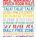 Speech Room Class Rules PRINTABLE. Classroom Sign Subway Art. Teacher ...