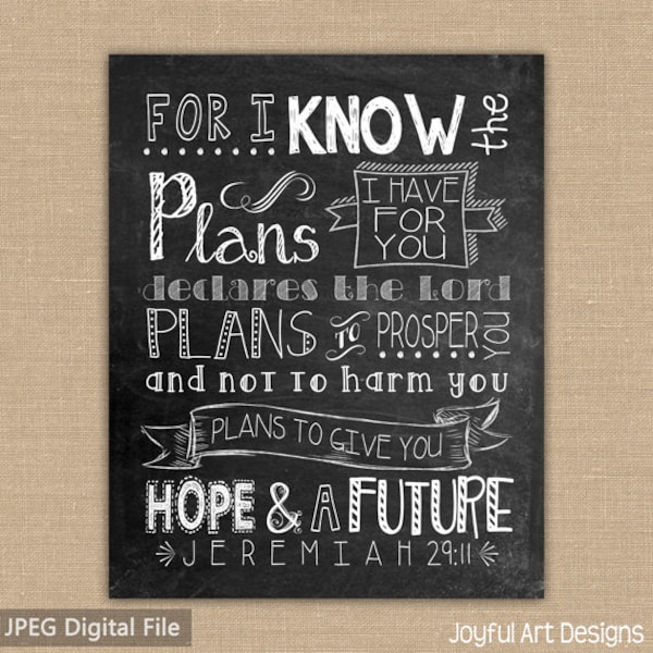 Chalkboard Scripture - Etsy