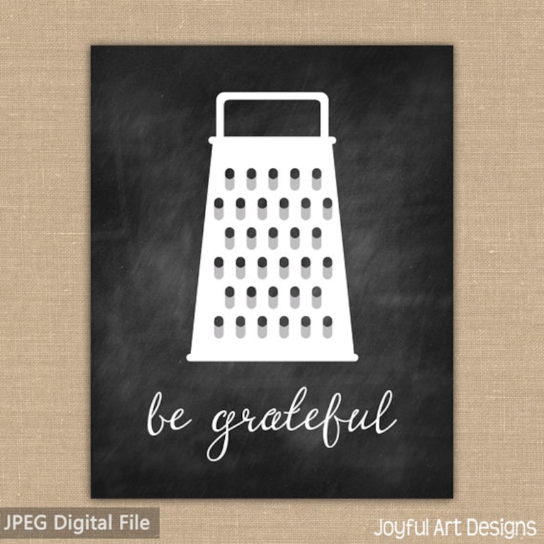 Kitchen Decor PRINTABLE signs. Set of Chalkboard Kitchen | Etsy