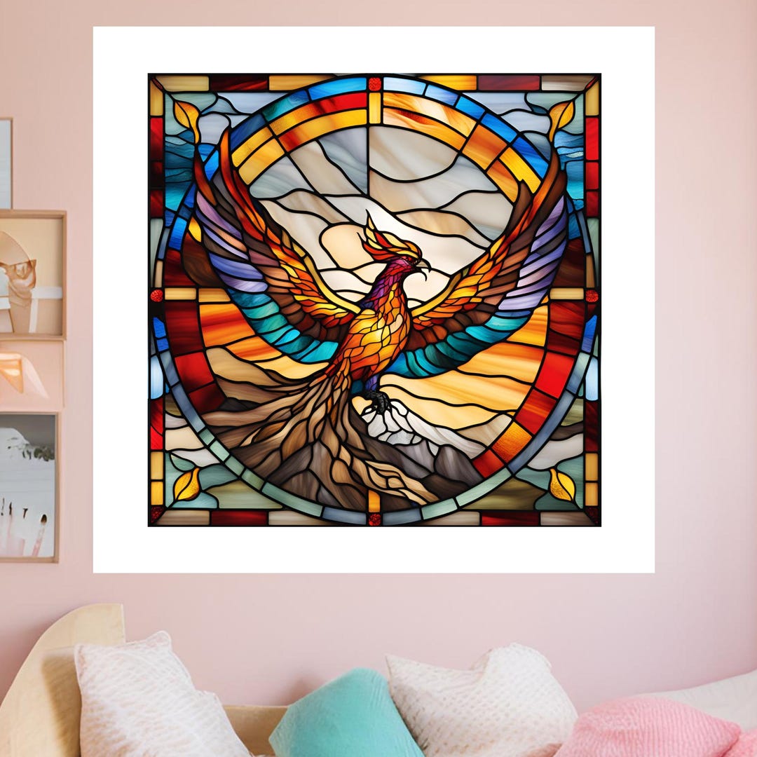 Phoenix Ascending: the Eternal Spirit of the Phoenix Captured in Glass ...