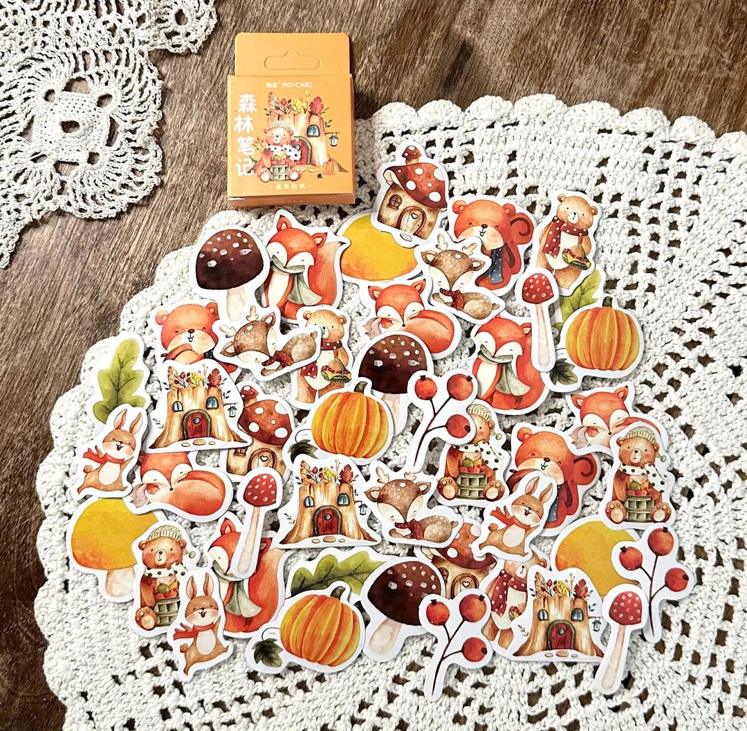 40+ Cute Woodland Forest Stickers – No. 22, Mushroom Stickers ...