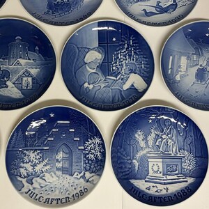 Bing and Grondahl Blue Christmas Plates Set of 13 From 1964-1988 - Etsy