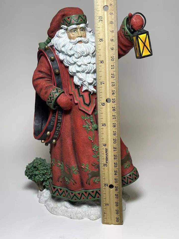 Pipka Wheres Rudolph Santa Figurine Memories of Christmas 1997 - Etsy