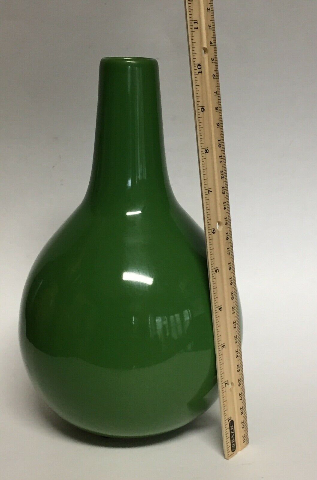 Modern Vase Green Jennifer Farrell Collection Glazed Stoneware 10” - Etsy