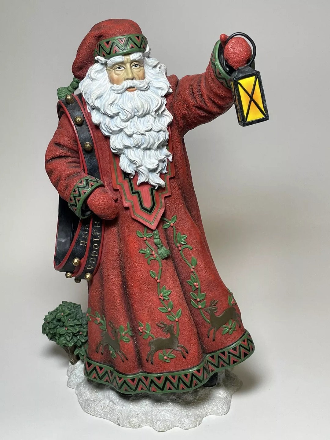 Pipka Wheres Rudolph Santa Figurine Memories of Christmas 1997 - Etsy