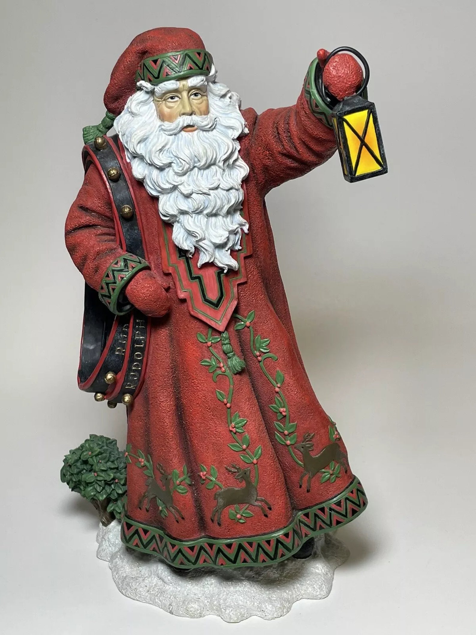 Pipka Wheres Rudolph Santa Figurine Memories of Christmas 1997 - Etsy