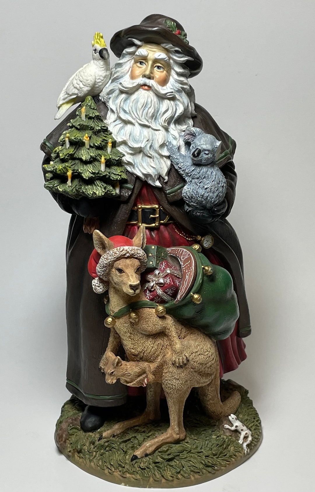 Pipka Aussie Santa Christmas Figurine With Kangaroo Limited Edition 10 ...