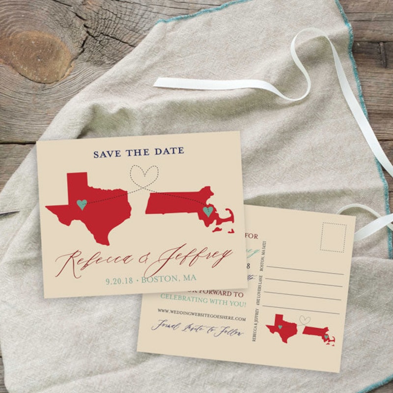 State Save the Date - Etsy