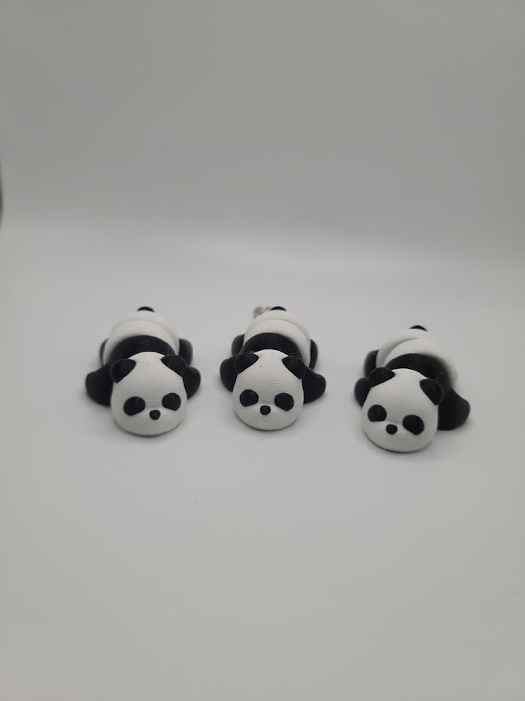 Baby Panda 3D Printed Articulated Keychains - Etsy
