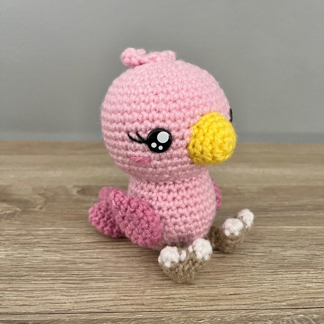 Crochet Bird Stuffed Animal, Bird Plushie, Nursery Decor, Stuffed Toy ...