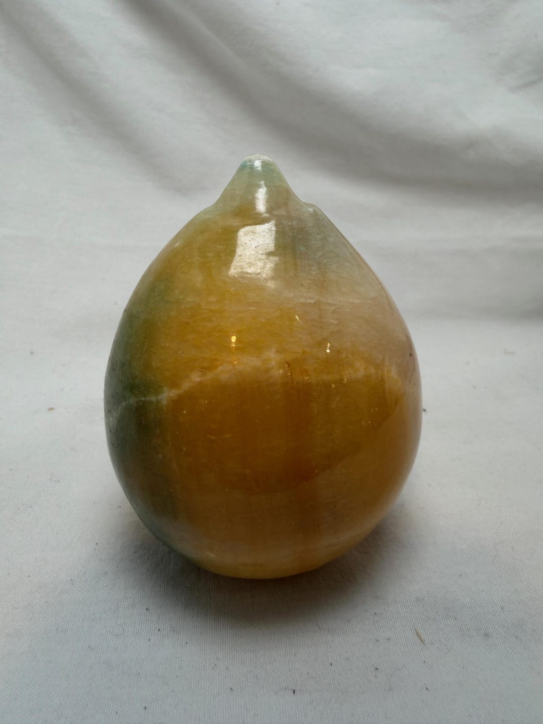 Vintage Italian Alabaster Fruit Lemon Marble Paper Weight 3" Yellow - Etsy