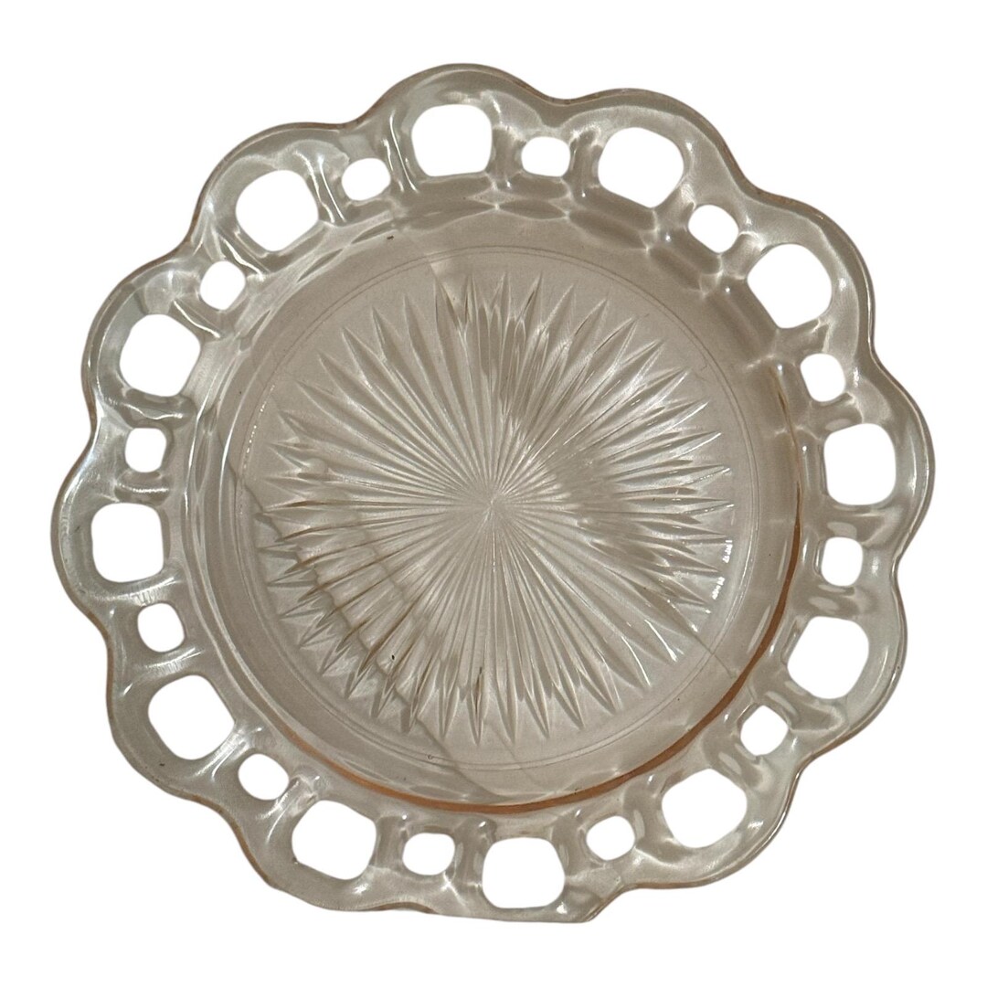 Vintage Anchor Hocking Old Colony Pink Depression Glass Plate 7" - Etsy