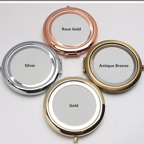 1pc Pocket Mirror-blank Compact Mirror Kits 58mm Frame-two - Etsy