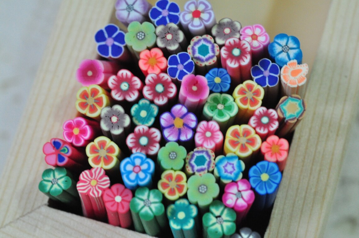 50pcs Polymer Clay Fimo Cane Stick Assorted Mixed Sexy Nail - Etsy
