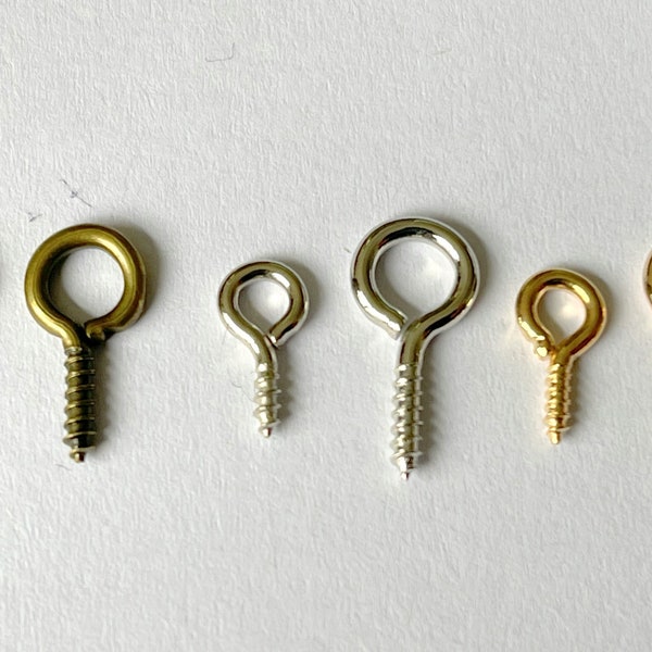 Screw Eye Pins - Etsy