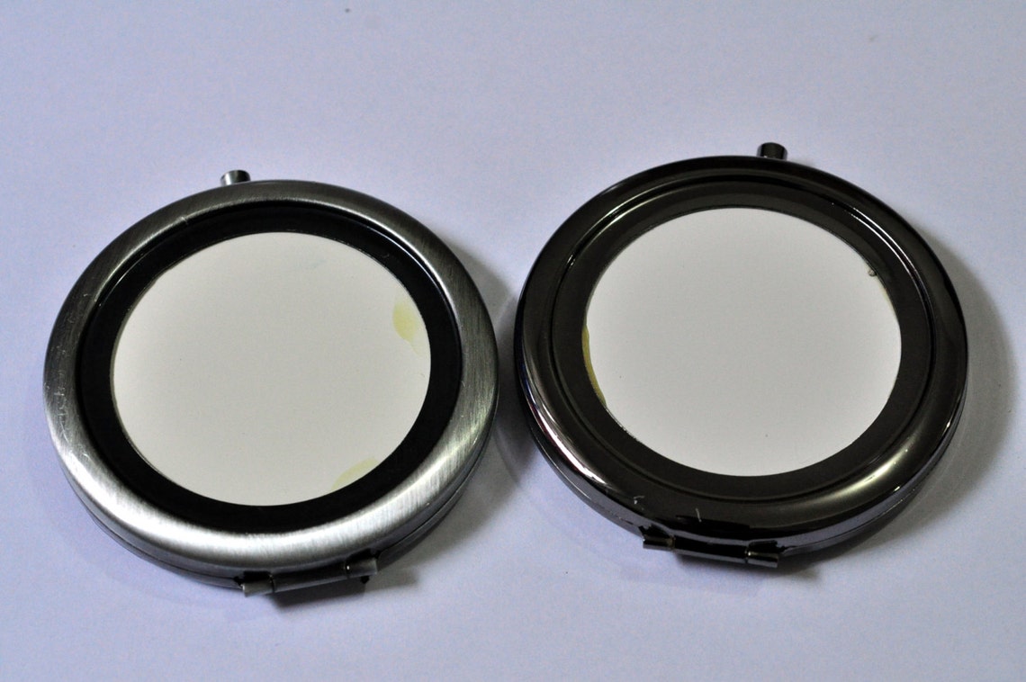 1pc Pocket Mirror-Blank Compact Mirror Kits 58mm Frame-Two | Etsy