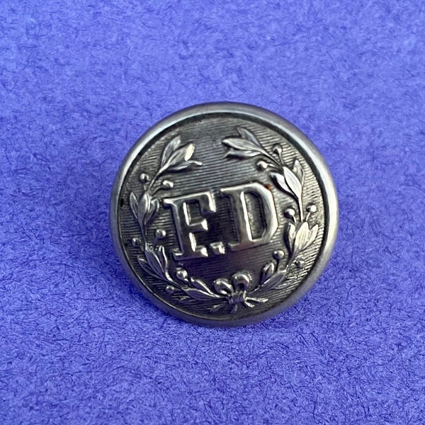 Fire Department Button - Etsy