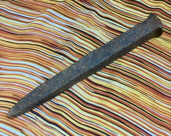 Antique Iron Spike | Etsy
