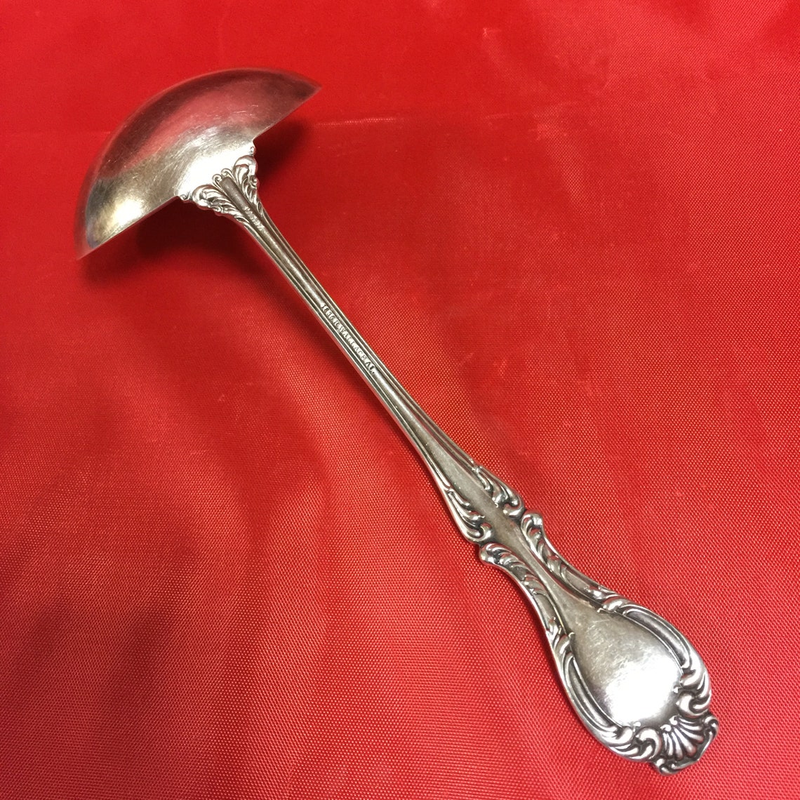 R Wallace 1835 A1 Silver Plated Ladle With E Monogram - Etsy.de