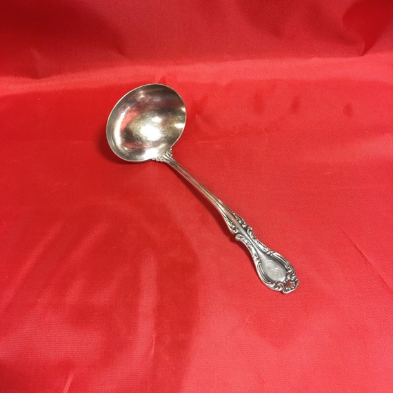 R Wallace 1835 A1 Silver Plated Ladle With E Monogram | Etsy