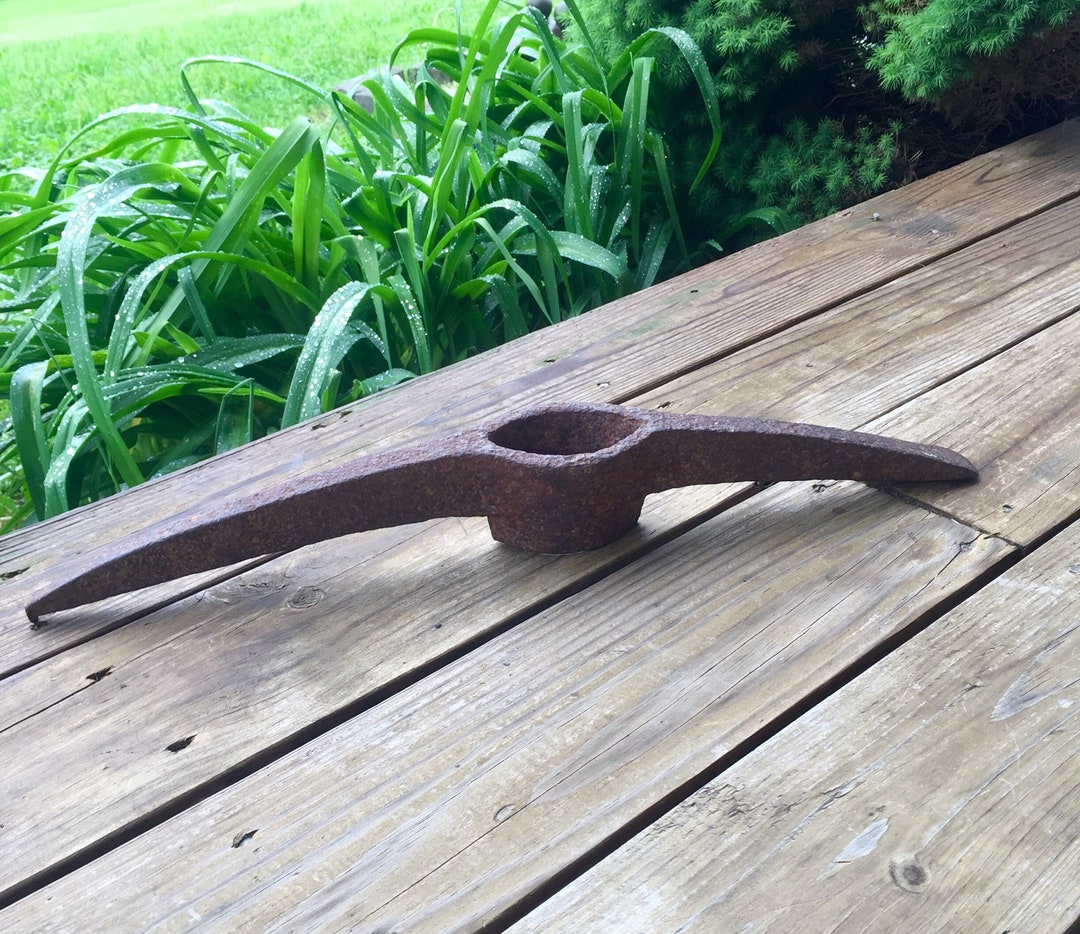 Antique Pick Axe Head Primitive Tool - Etsy