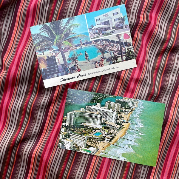 Miami Beach Postcard - Etsy