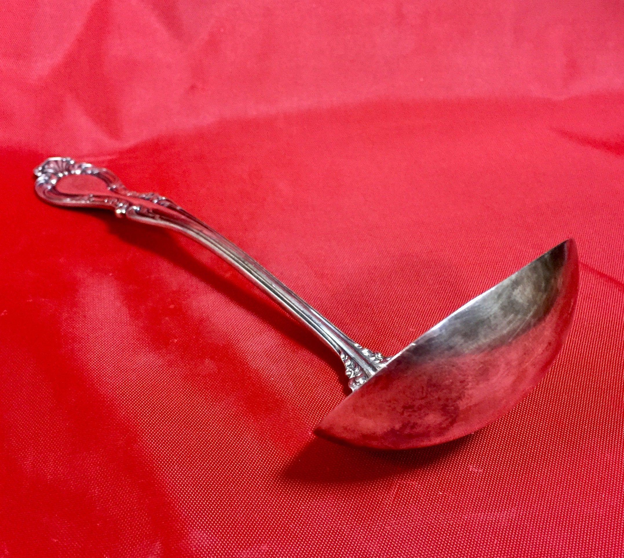 R Wallace 1835 A1 Silver Plated Ladle With E Monogram - Etsy.de