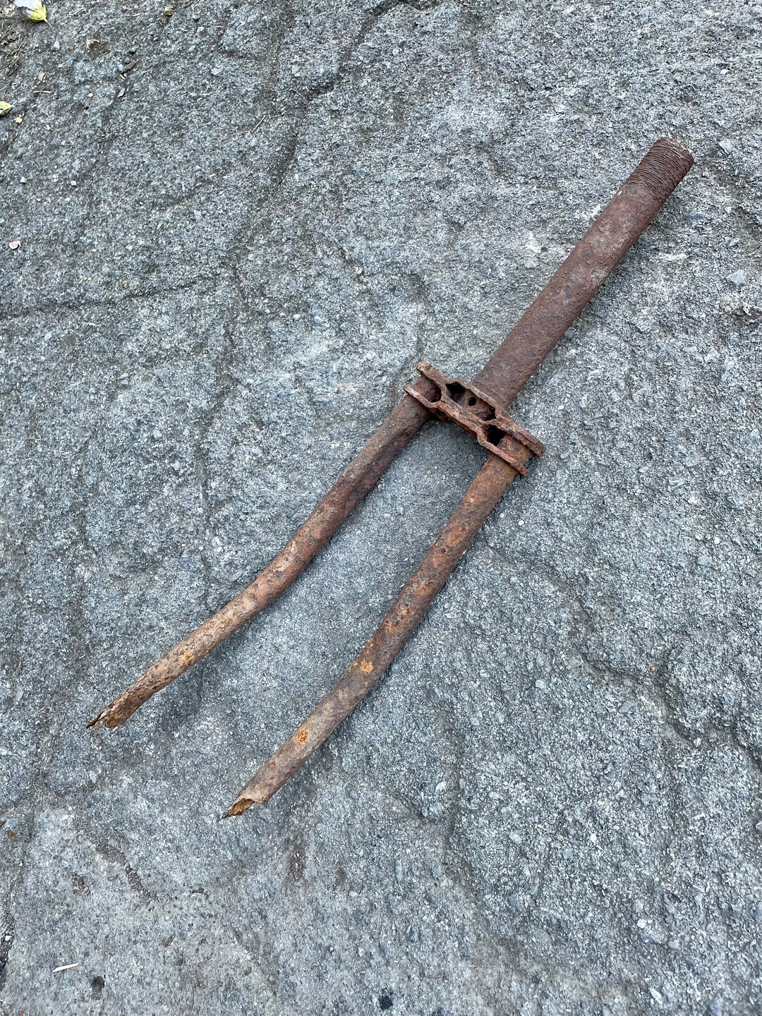 Old Rusty Crusty Bike Fork - Etsy