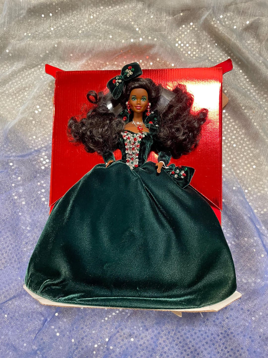 Happy Holidays Barbie Special Edition 1991 Number 2696 - Etsy