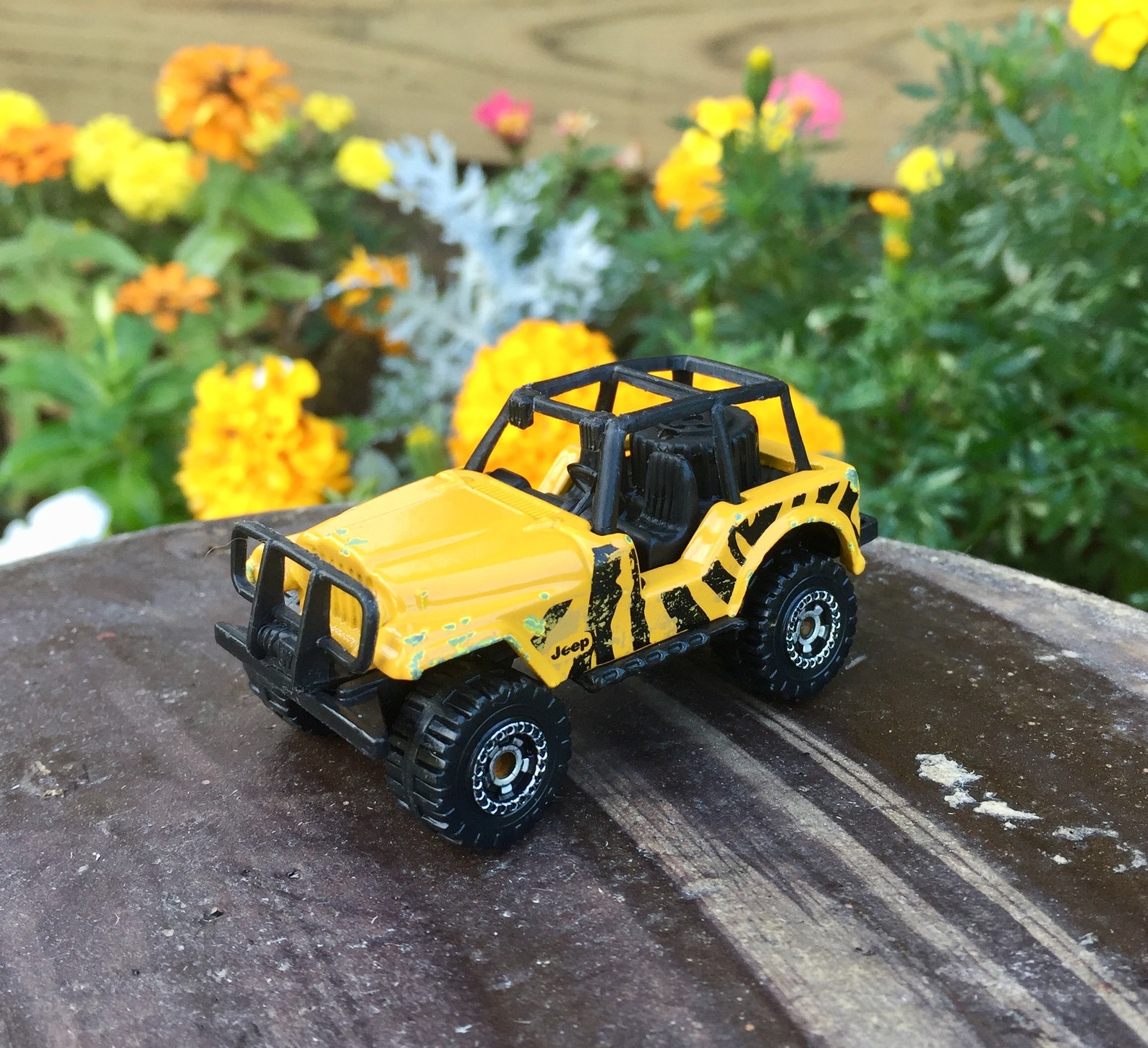 Matchbox Jeep 4x4 1983 Yellow Tiger Striped - Etsy
