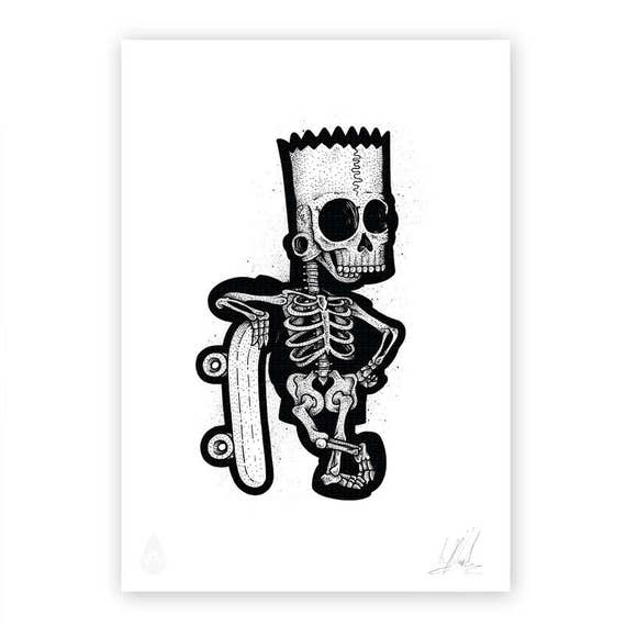 Bart skeleton | Etsy