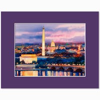 Washington DC Wall Art, US Capitol Print, Historic Cityscape Painting ...