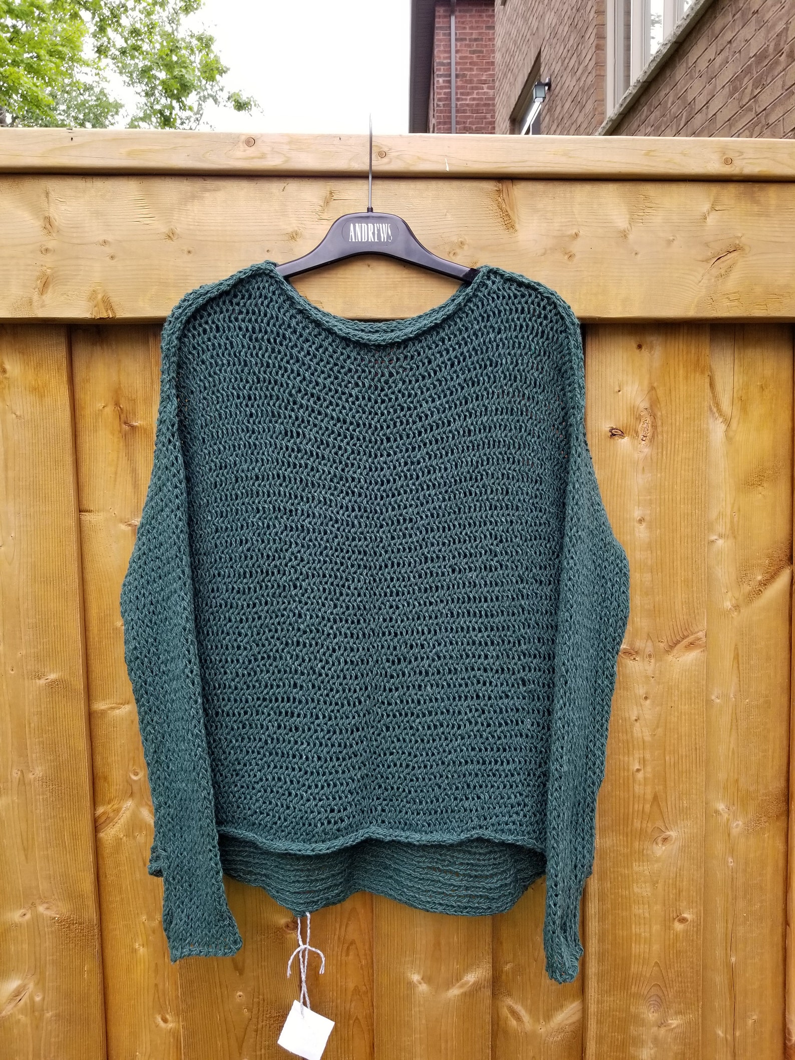 Cotton Linen Oversized Loose Knit Sweater . Spring Summer Open - Etsy