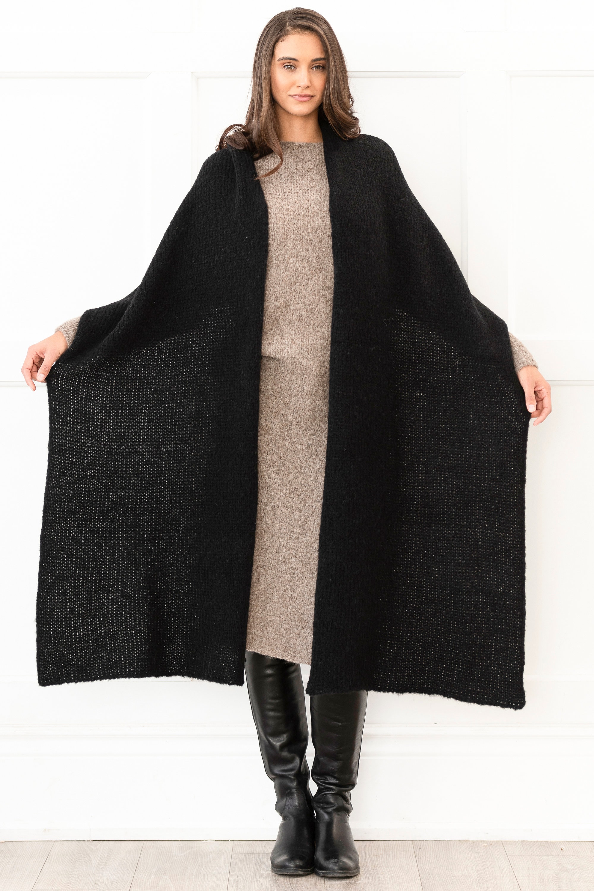 Extra Long Knit Alpaca Scarf Shawl Oversized Knit Scarf - Etsy Canada