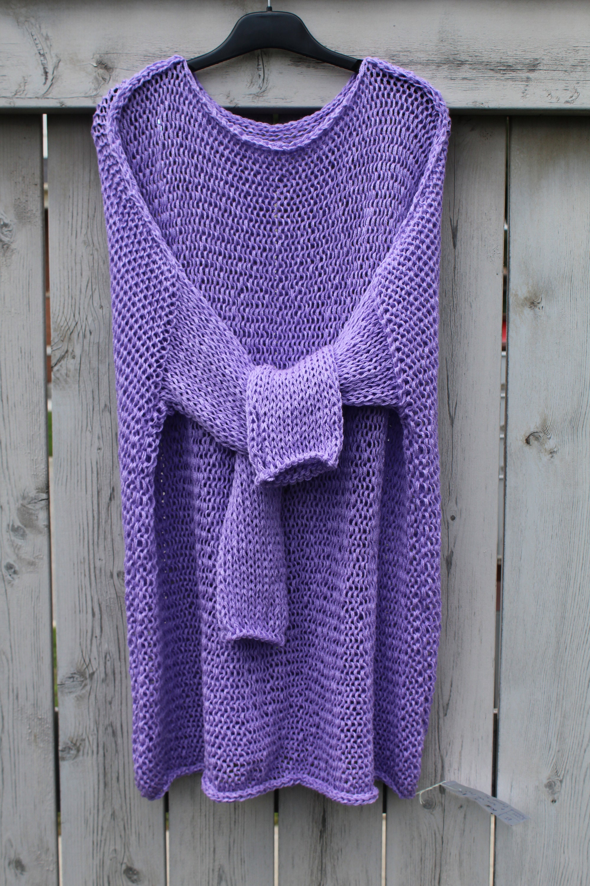Sweater Oversized Slouchy Woman Knit Sweater. Cotton Blend Sweater Oversized Slouchy Woman Knit Sweater. Cotton Blend