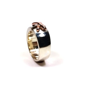 Woman Ring in Silver and Gold - Etsy