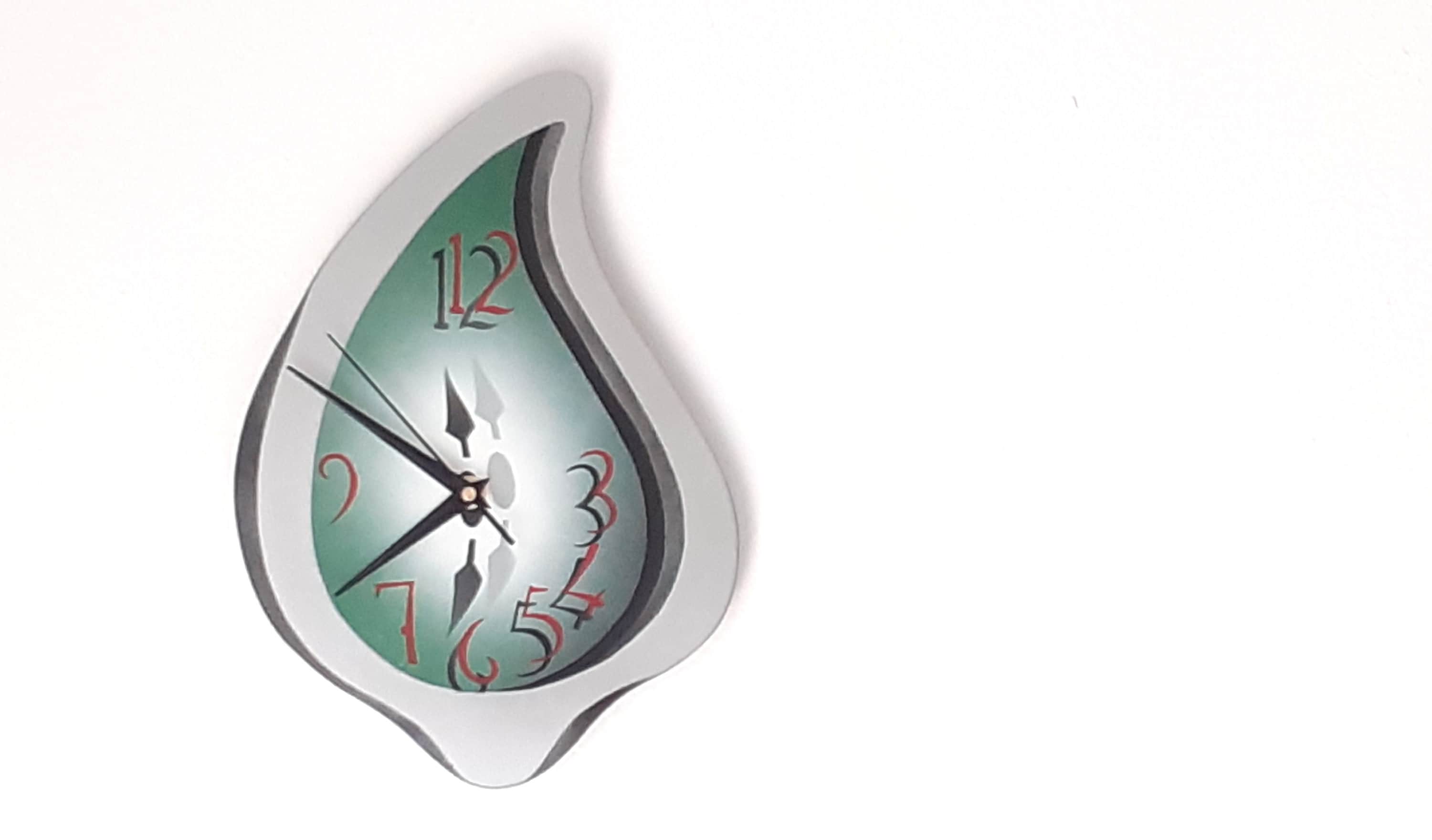 Liquefy - Handmade Surreal Melting Clock, Wall Clock, Home Decor. - Etsy