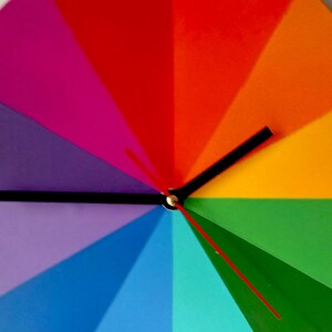 Chromotherapy Color Wheel, Wall Clock, Home Decor. - Etsy