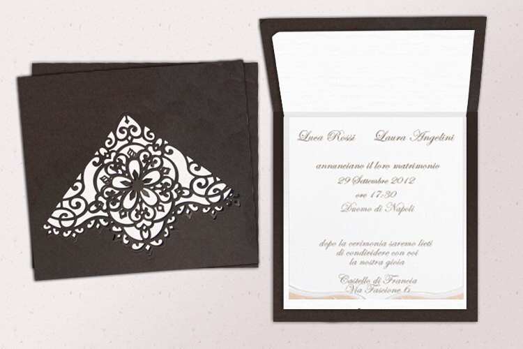 Perforated Wedding Invitations