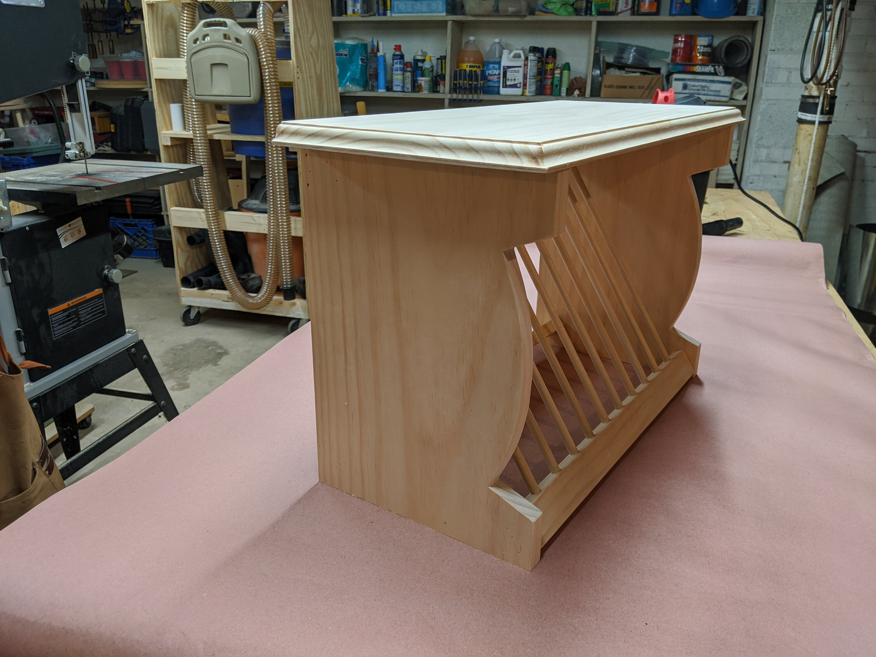 Handcrafted Wooden Wall Mounted Plate Rack / Standing Counter | Etsy ...