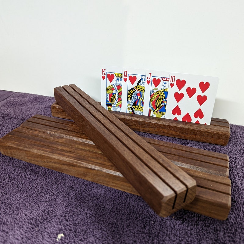 Wooden Card Holder - Etsy