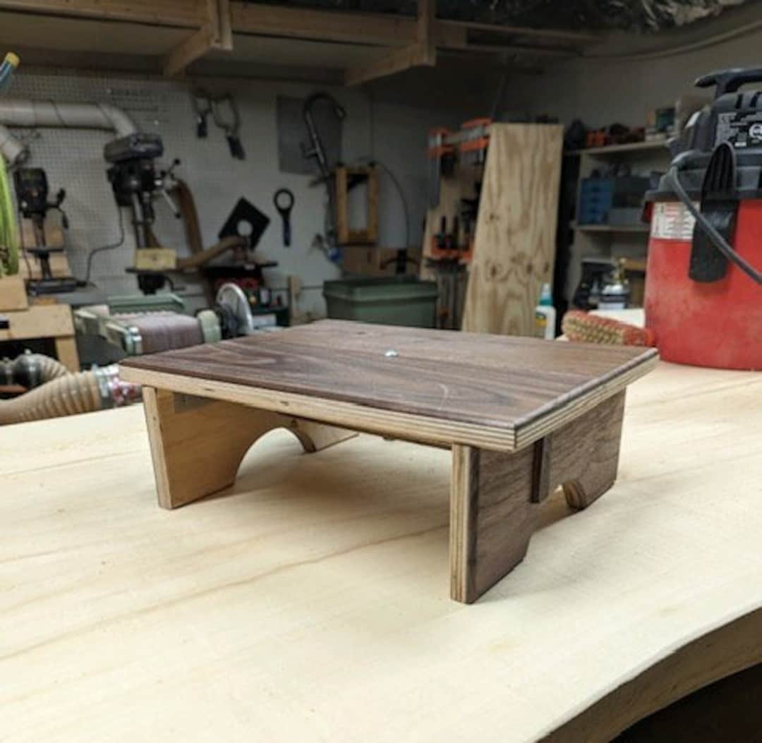 Handcrafted Wooden Stepstool - Folding Handmade Step Stool - Folding ...