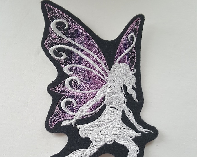 Baroque Fae Patch - Machine Embroidered - Iron-on - Fairy • Unique ...