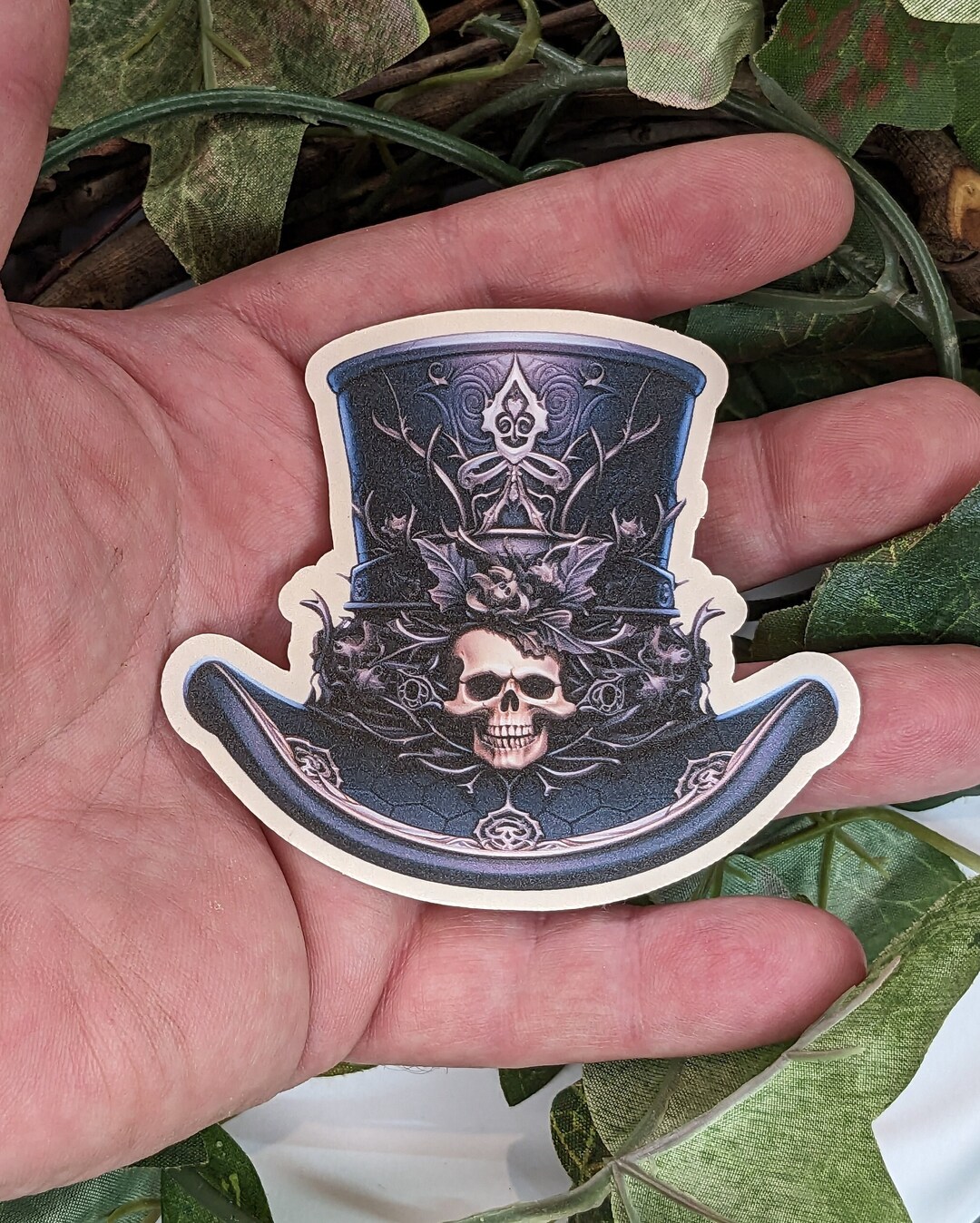 Gothic Sticker - Top Hat - Waterproof Vinyl - Laminated Matte Finish ...