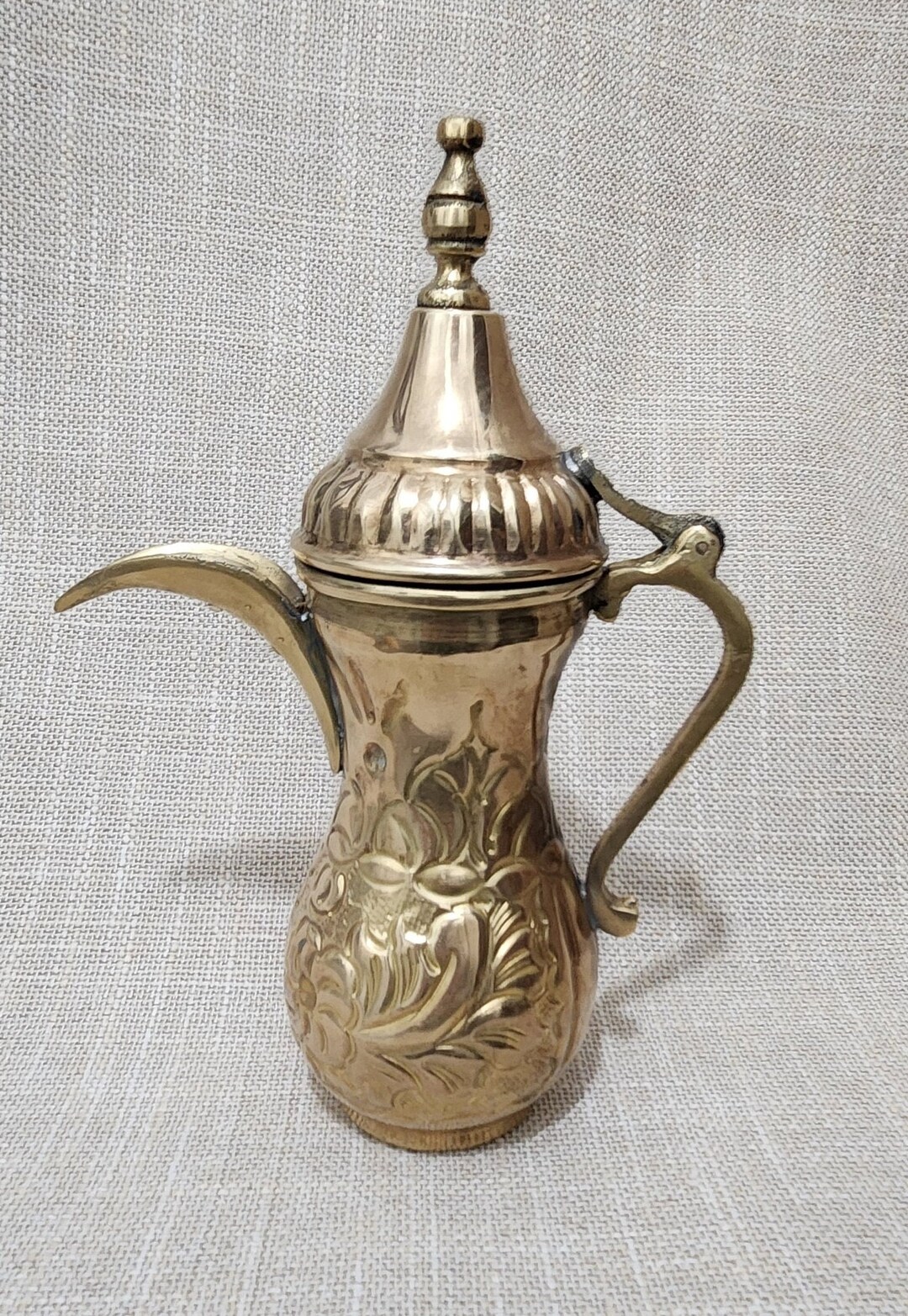 Vintage Ornate Brass Dallah Traditional Arabic Coffee Pot - Etsy