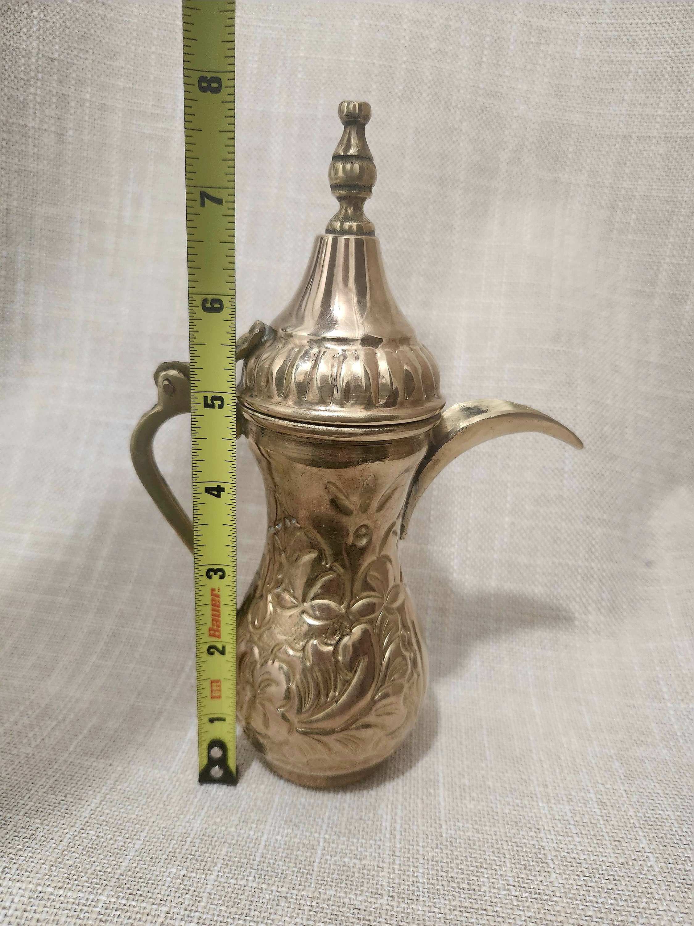 Vintage Ornate Brass Dallah Traditional Arabic Coffee Pot - Etsy