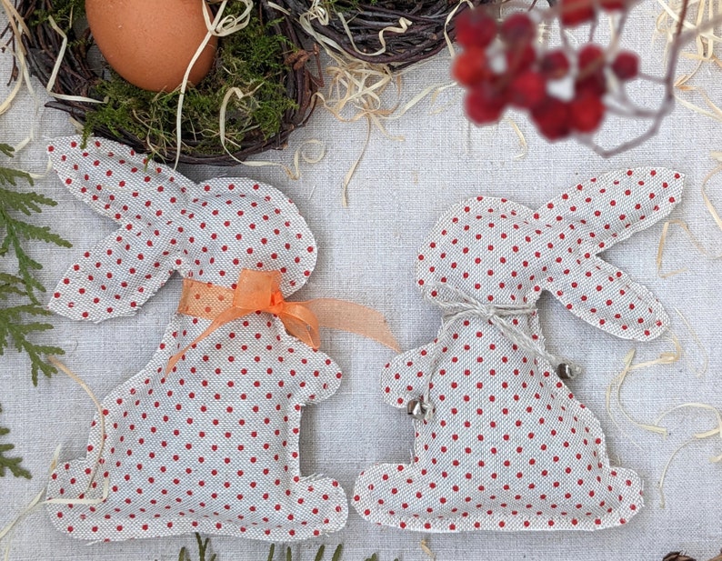 Easter Bunny Rabbit Sewing Pattern, Digital Download 2 Patern-6 Sizes ...