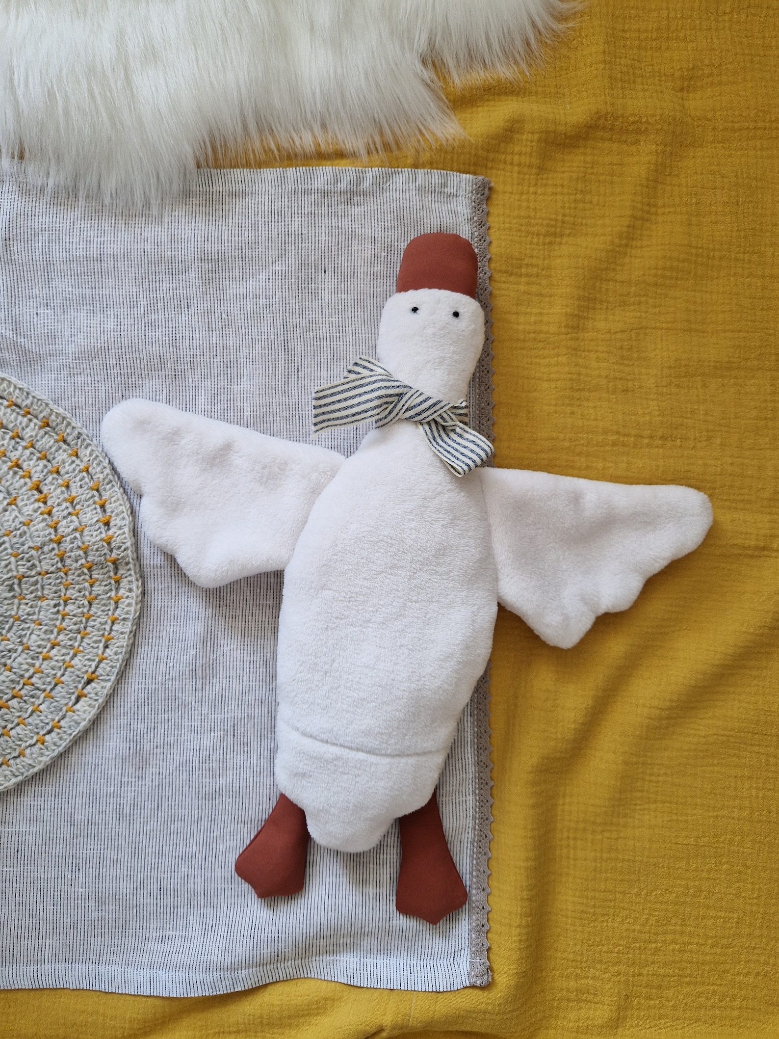 Plush Goose Pattern With Step-by-step Photos, Soft Toy for Sleep ...