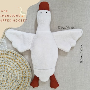 Plush Goose Pattern With Step-by-step Photos, Soft Toy for Sleep ...
